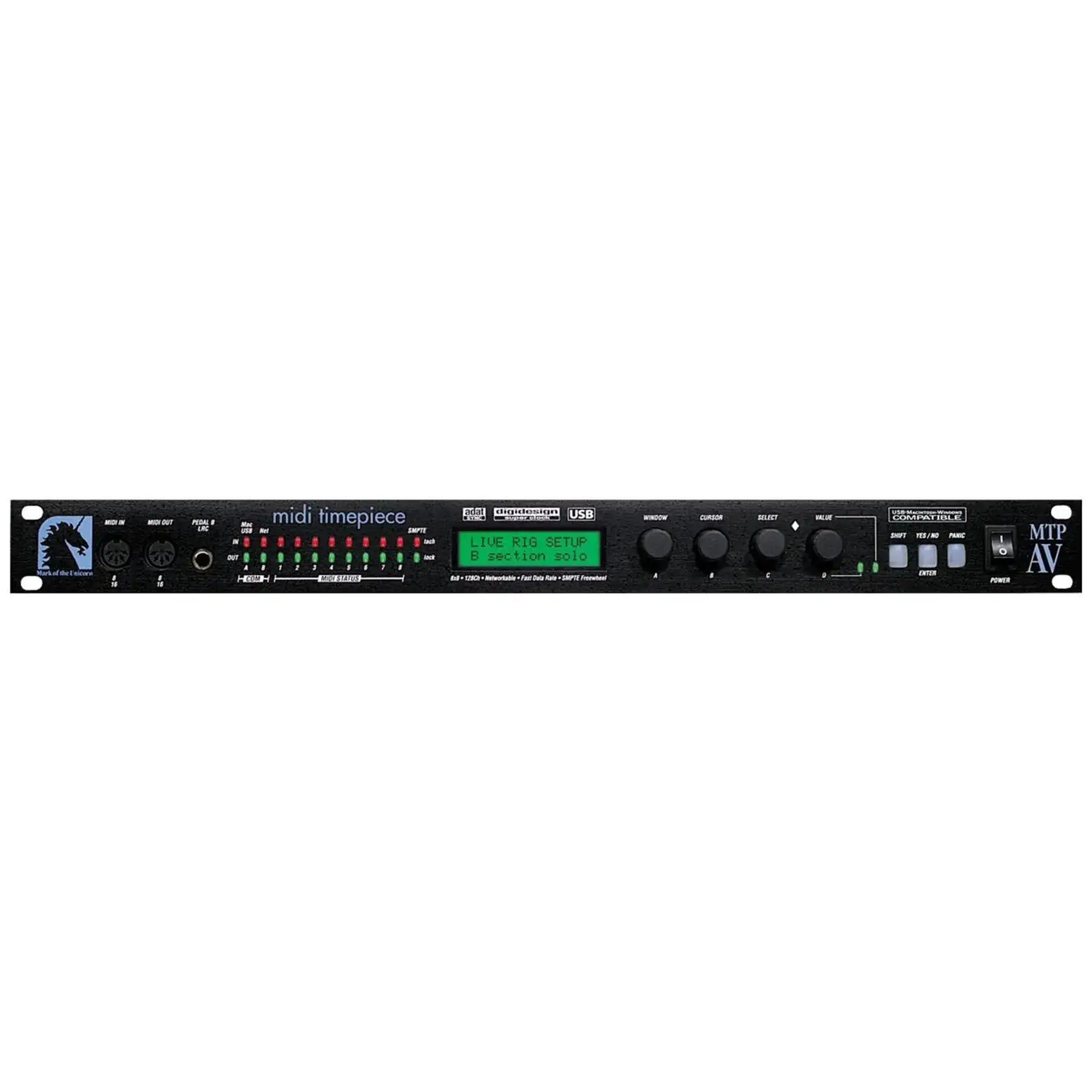 MOTU MIDI Timepiece AV Midi Controller | Müzik Üssü