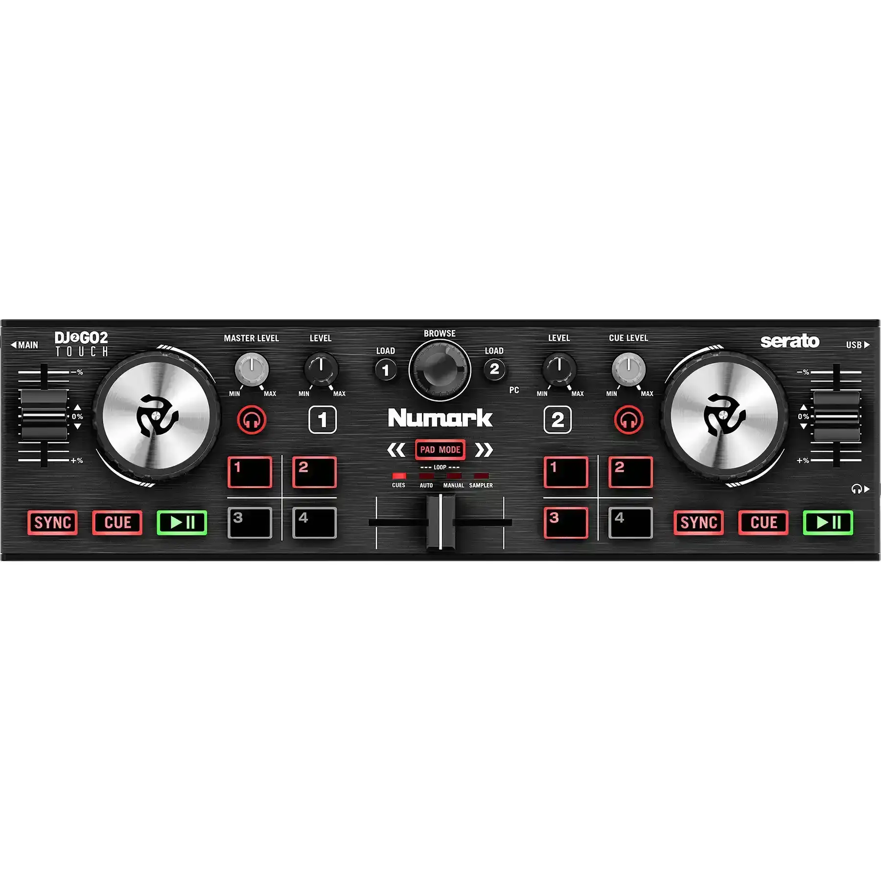 Numark DJ2GO2 Touch Mini Serato DJ Controller | Müzik Üssü