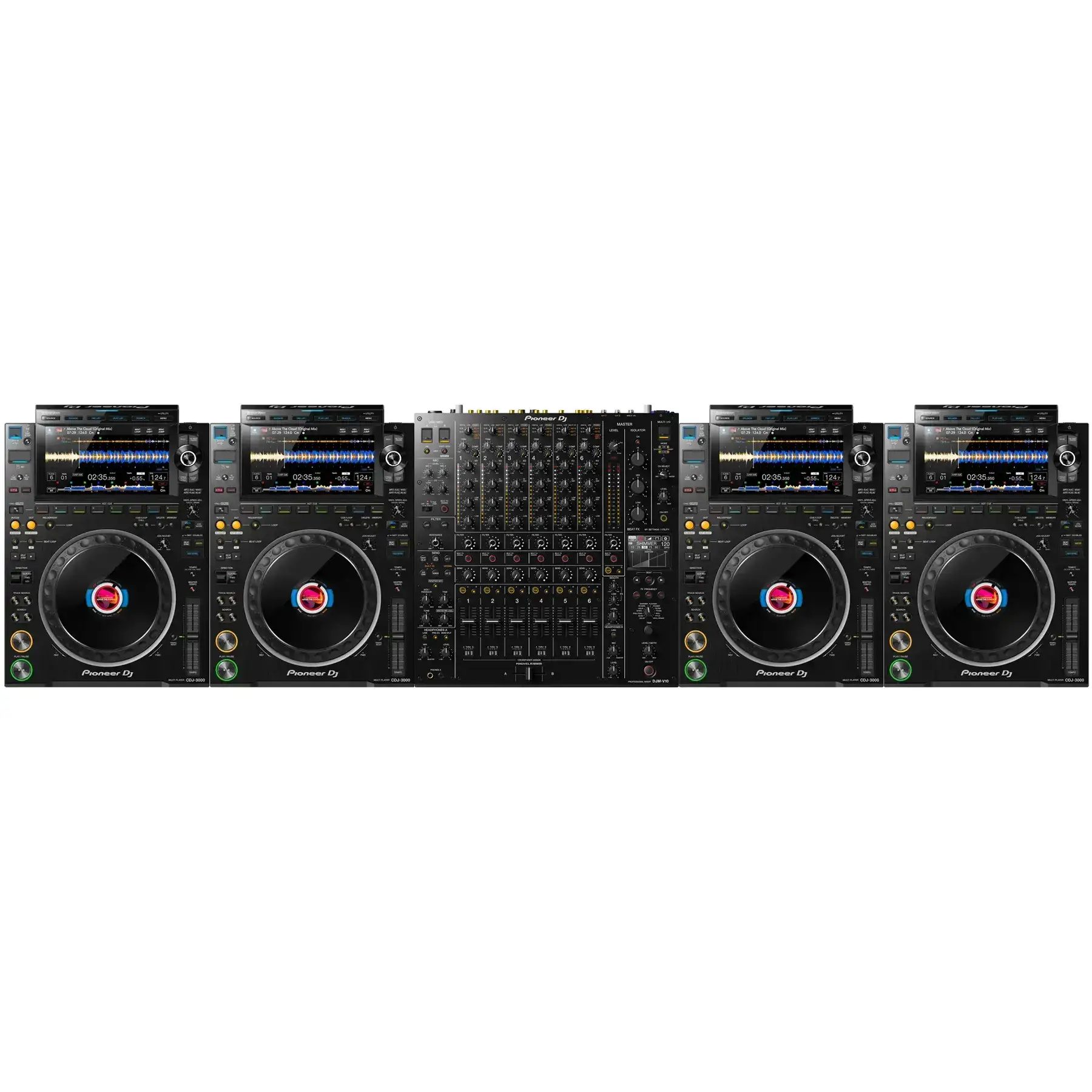 Pioneer DJ CDJ-3000 (4 Adet ) ve DJM-V10 DJ Setup | Müzik Üssü