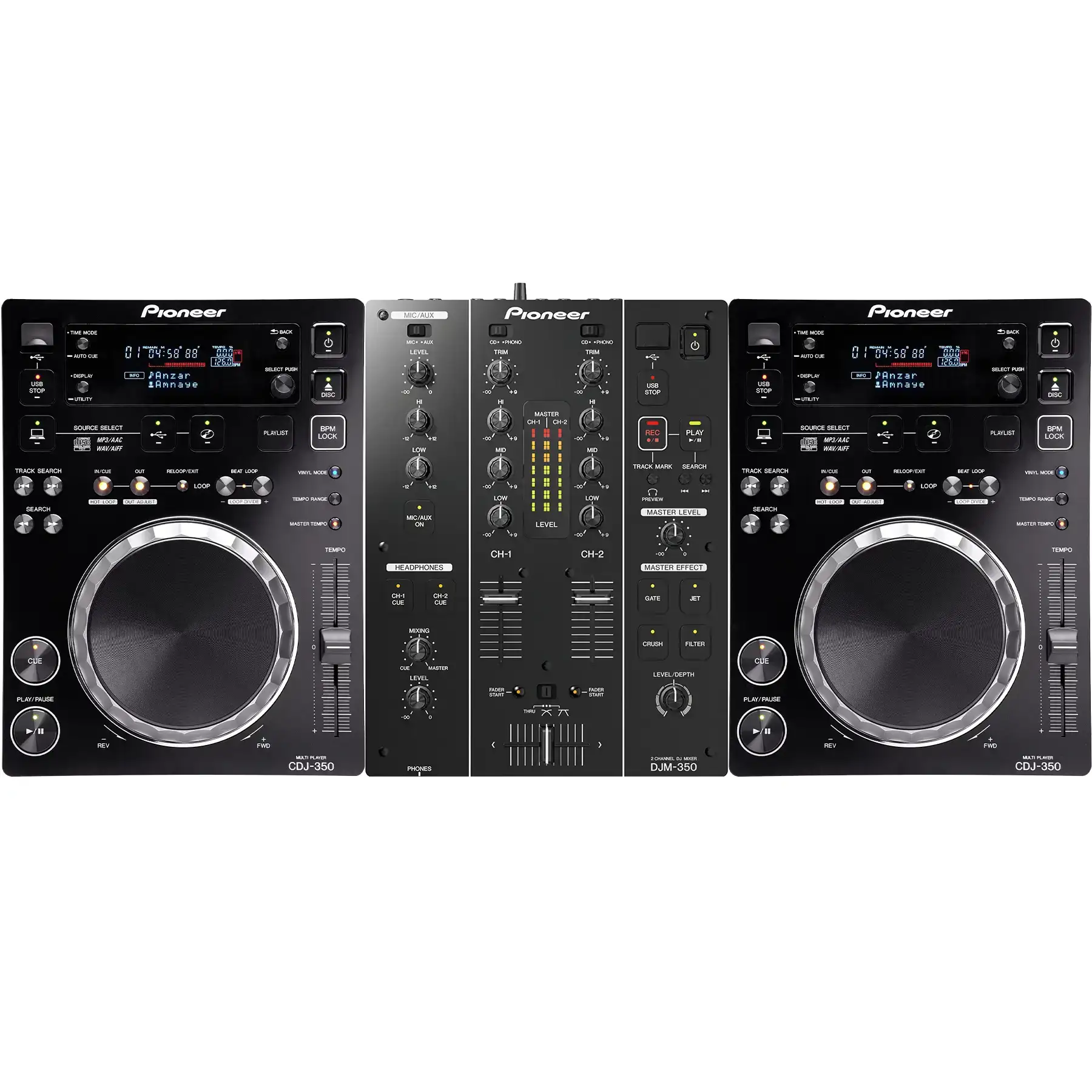 Pioneer DJ CDJ-350 ve DJM-350 DJ Setup | Müzik Üssü