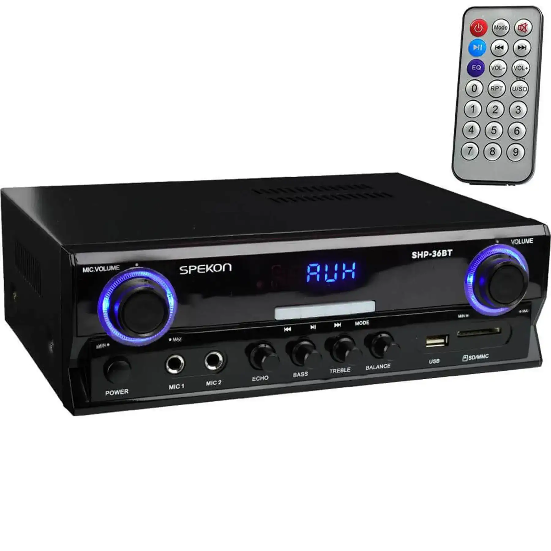 Spekon SHP-36BT 2 Kanal Stereo Amfi 2x36Watt | Müzik Üssü