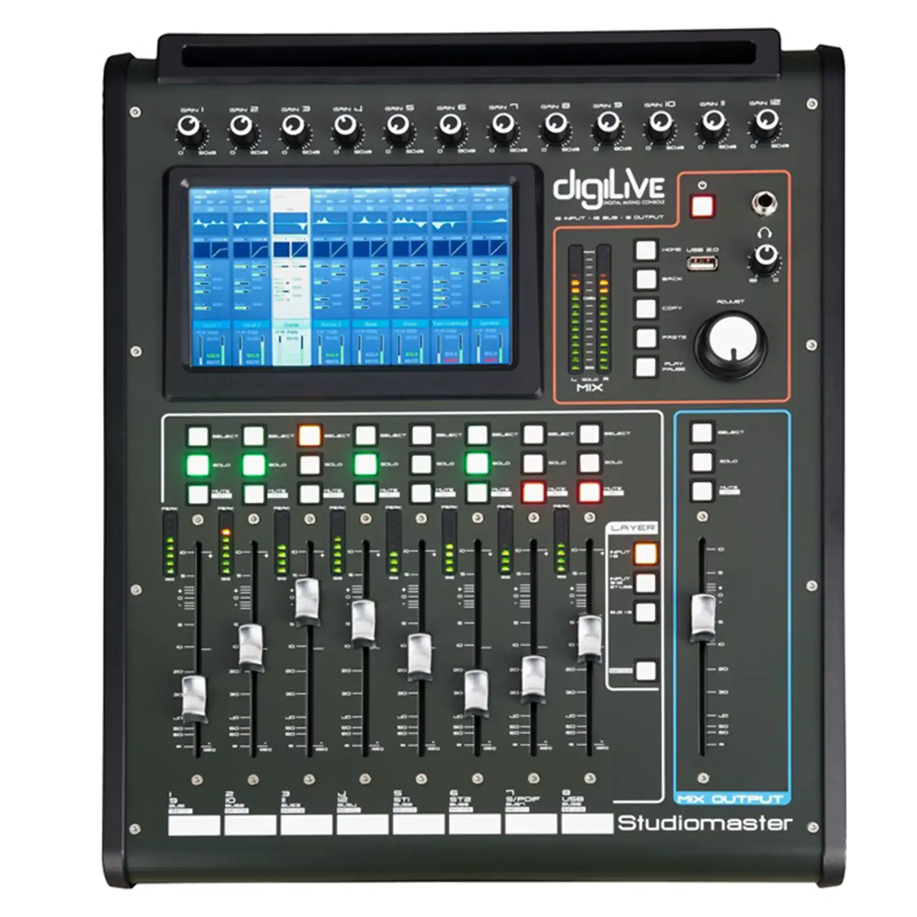 Studiomaster digiLivE16 Dijital Mixer | Müzik Üssü