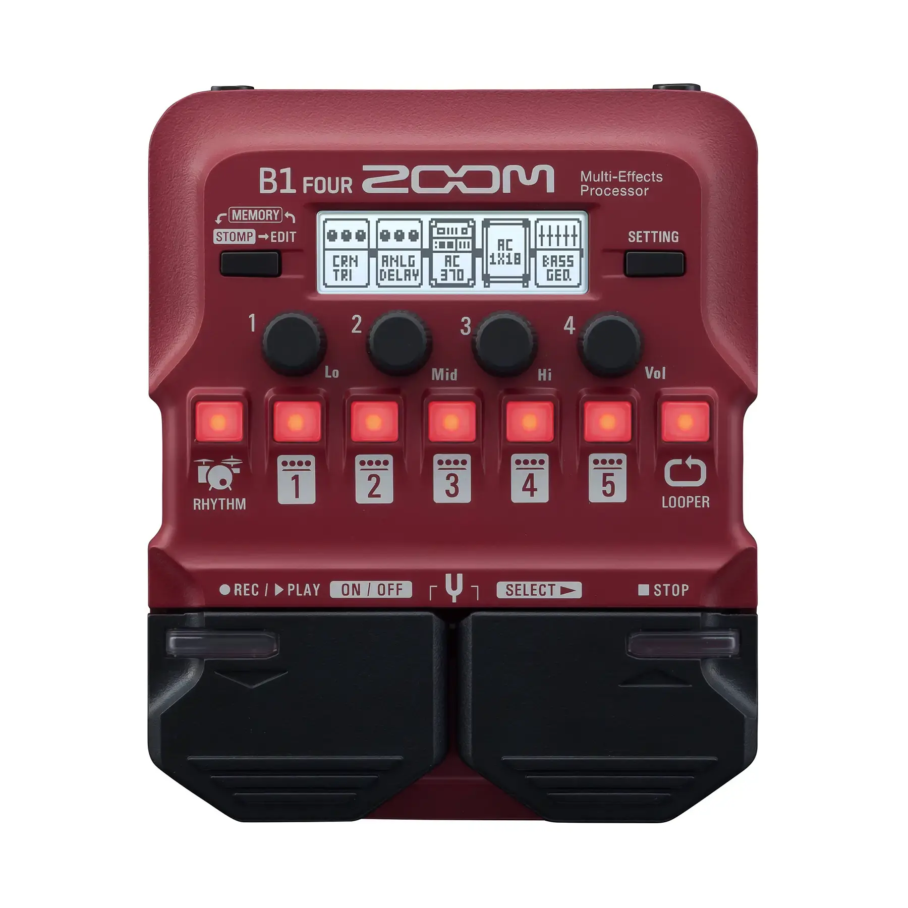 Zoom B1 FOUR Bass Multi-Efekt Prosesörü | Müzik Üssü